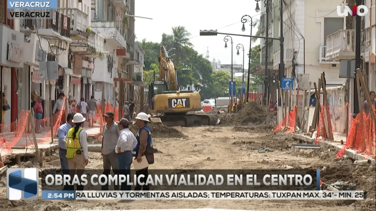 ¿Qué calles de Veracruz se encuentran en rehabilitación?