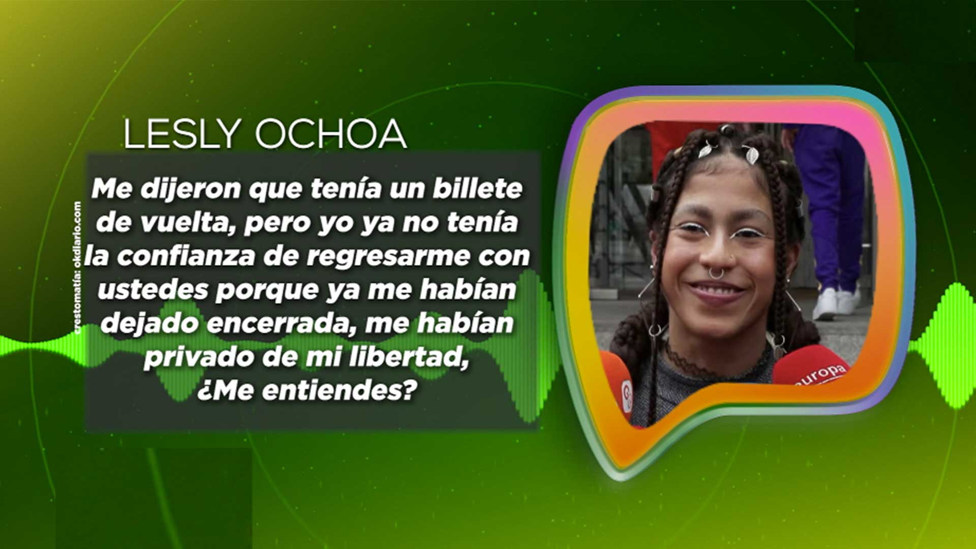 Filtran audios de Lesly Ochoa acusando a Nacho Cano por explotación laboral