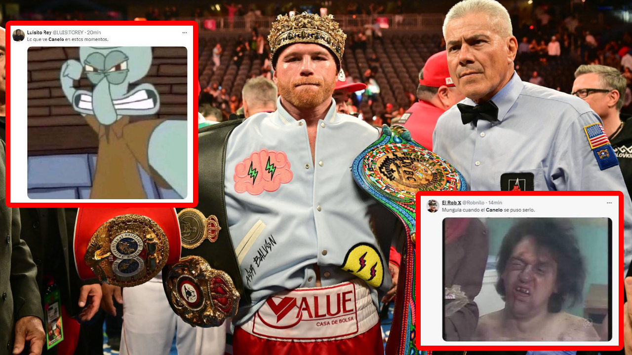 Estos son los MEJORES MEMES que nos dejó la pelea de Canelo vs. Munguía ...