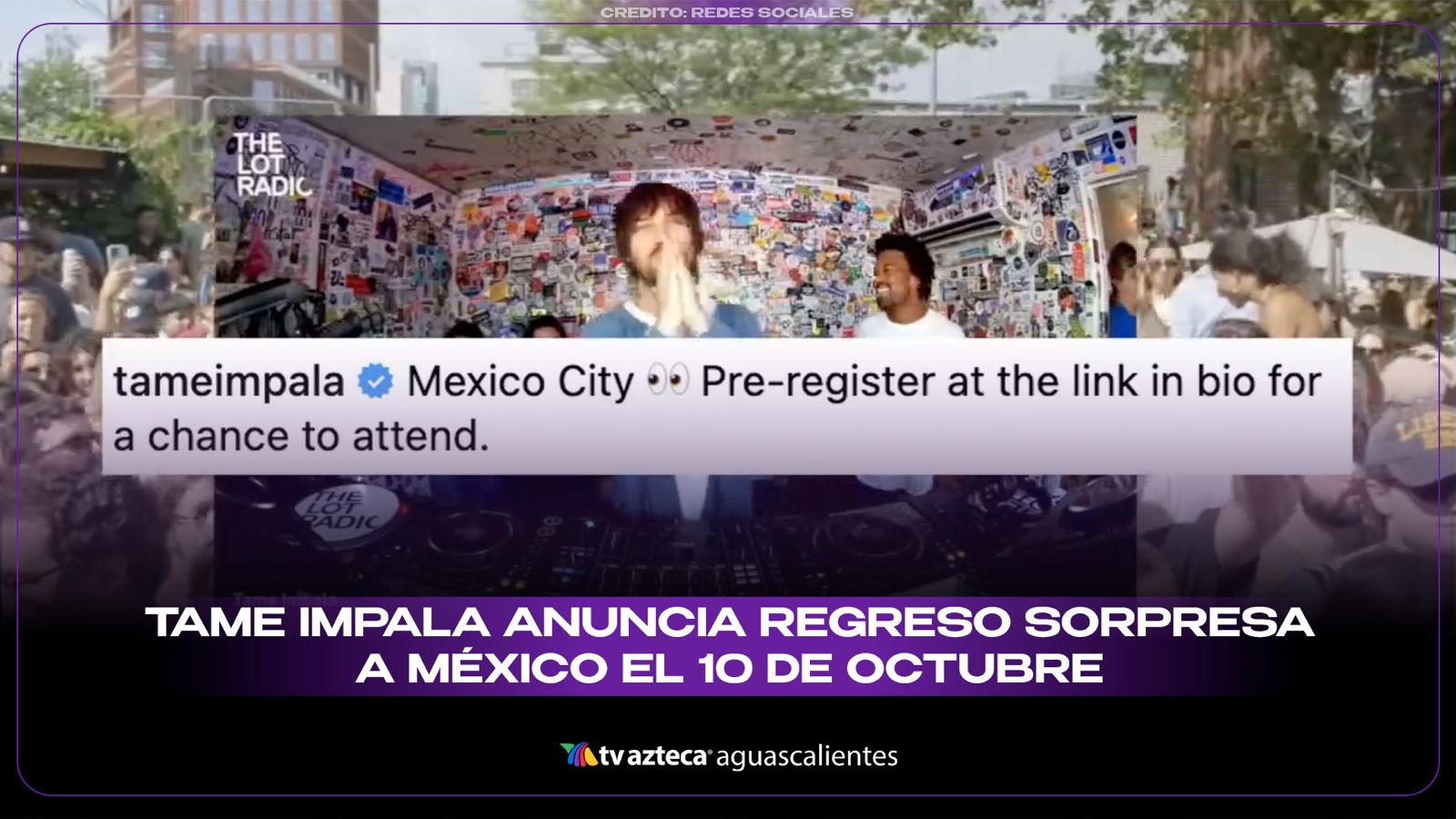 Tame Impala anuncia regreso sorpresa a México en octubre 2025; detalles ...