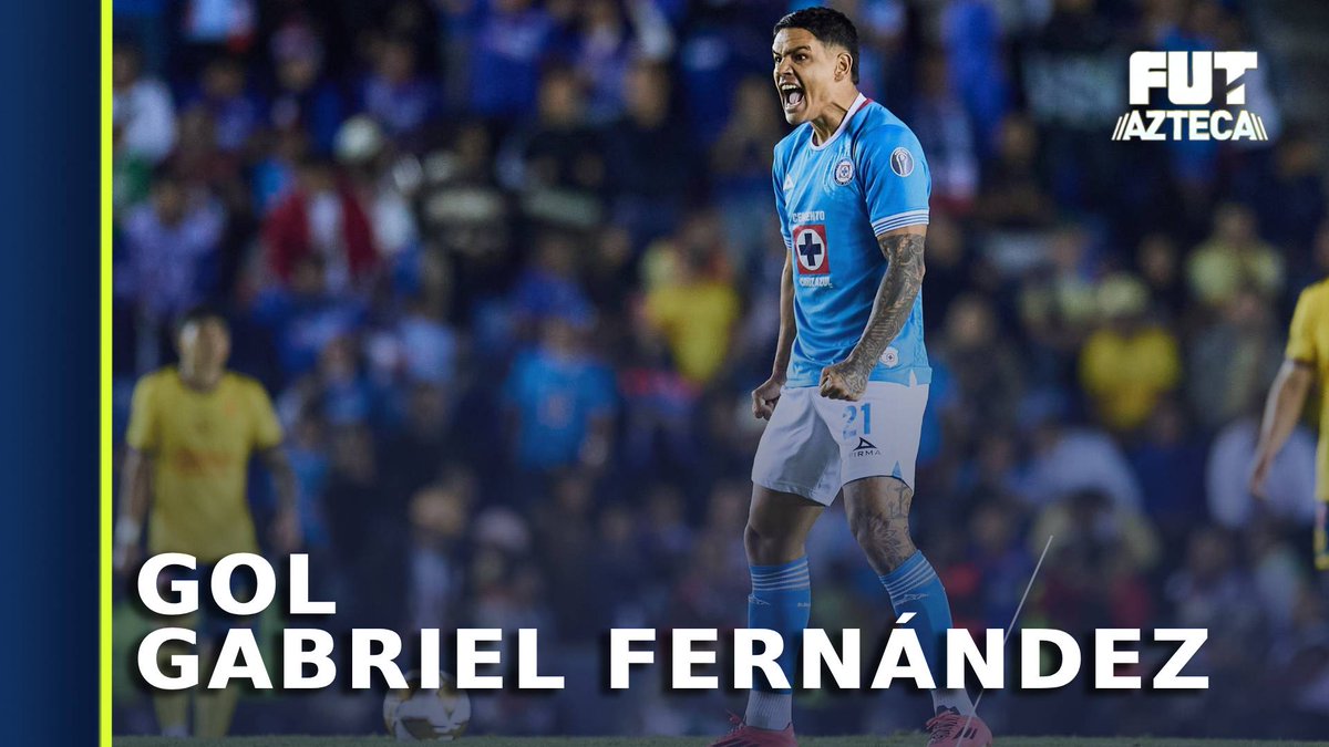 Gol de Gabriel Fernández: Cruz Azul 2-3 América | Semifinal Vuelta ...