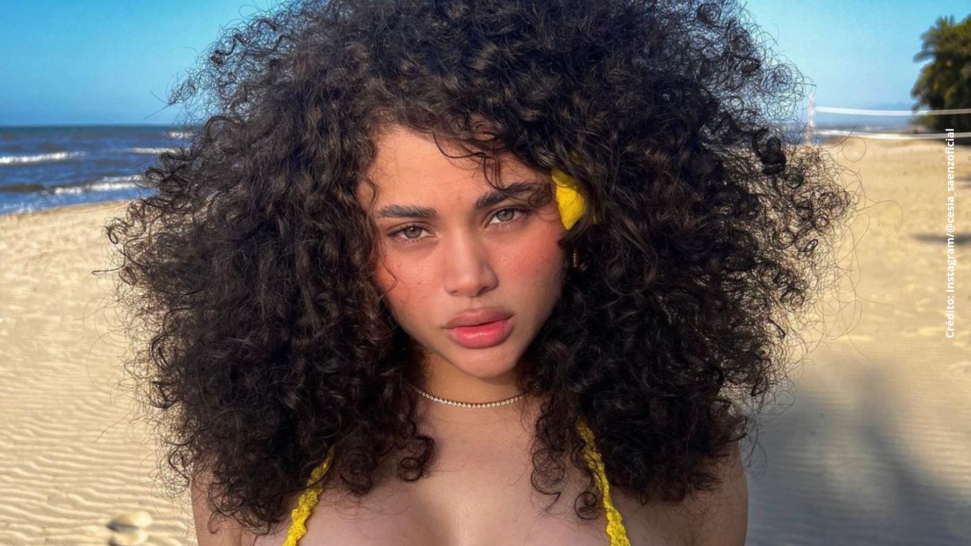 Cesia impacta en redes sociales con FOTOS desde la playa.