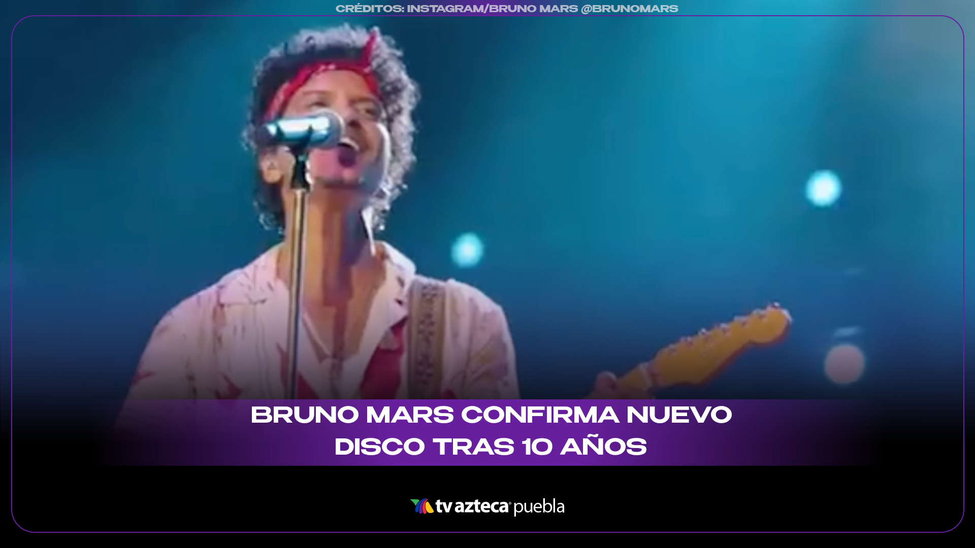 Bruno Mars estrenará nuevo disco tras casi 10 años de 24K Magic