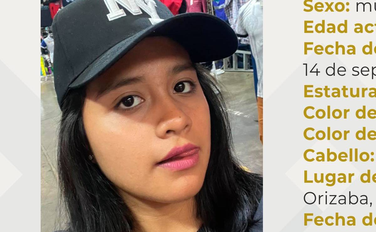 Desaparece Estefany Escobar Orduña en Orizaba