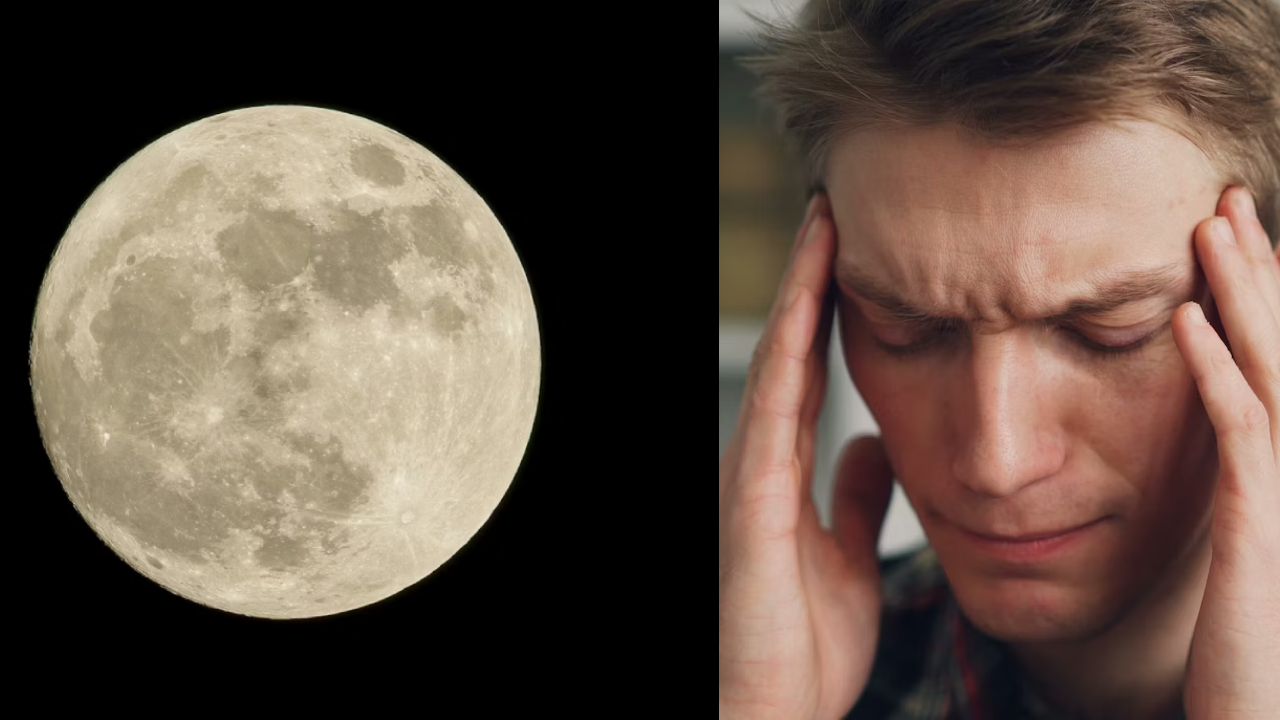 ¿Te sientes con dolor de cabeza? Esto provoca la Luna Llena