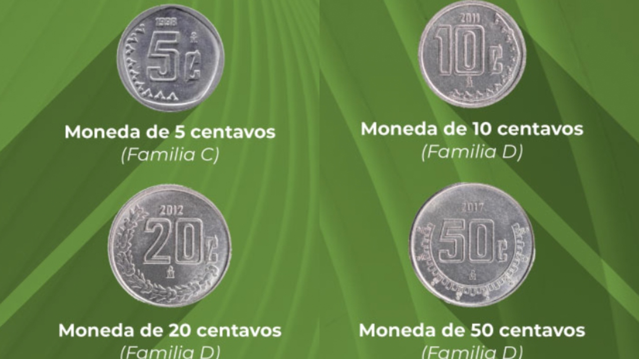 ¿Tus monedas de 5, 10 y 20 centavos perdieron su valor?
