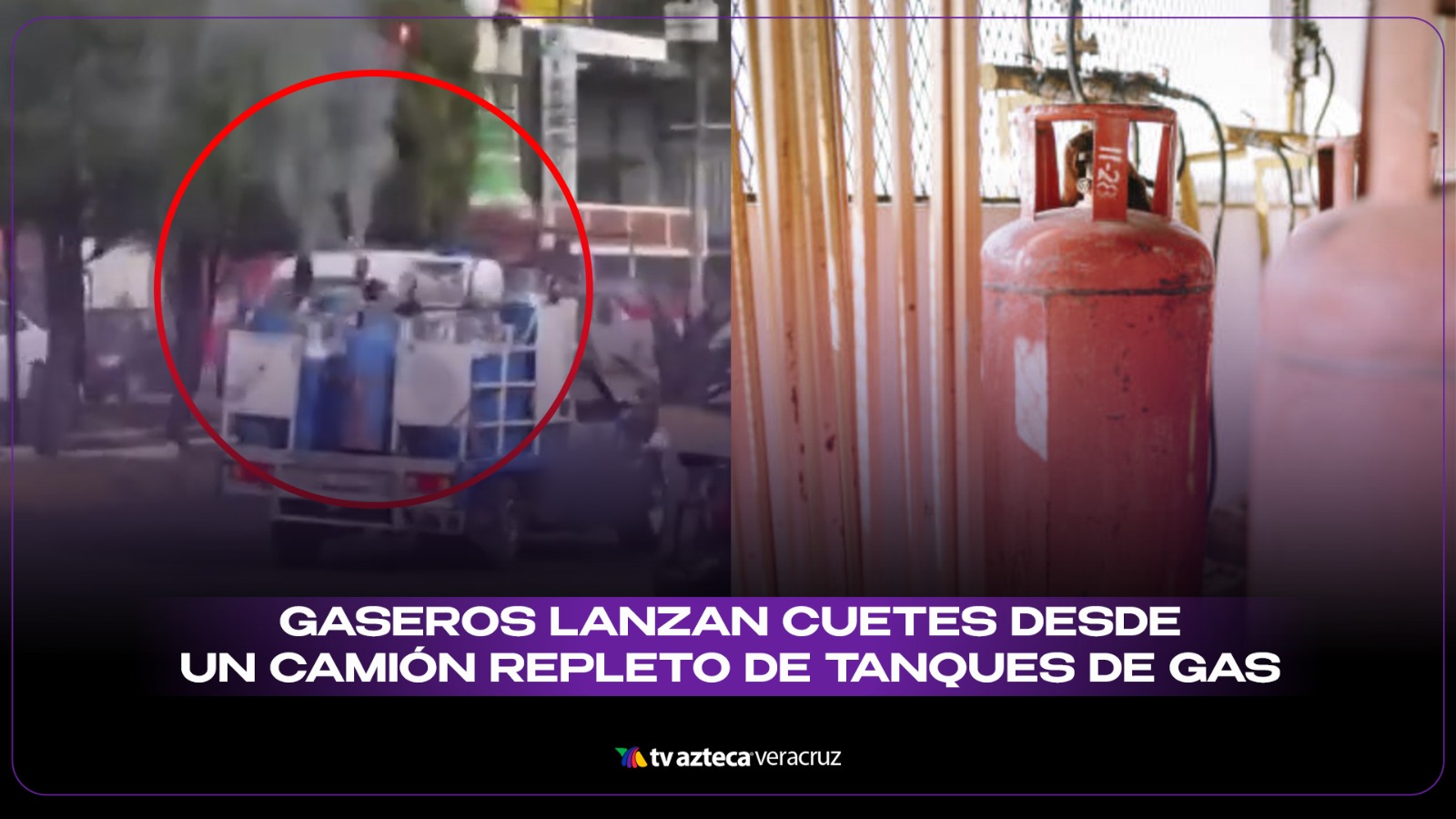 ¿Qué se sabe de los gaseros que lanzaron cuetes desde camión con ...