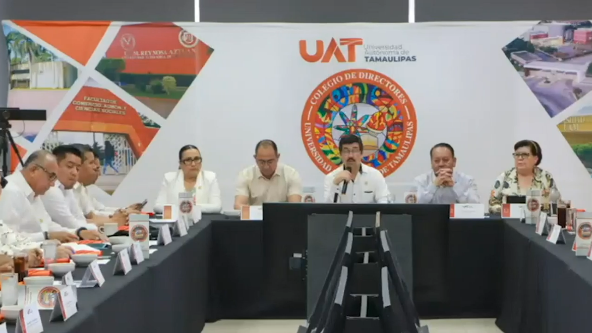 Rector de la UAT preside en la UAM Mante la reunión del Colegio de Directores