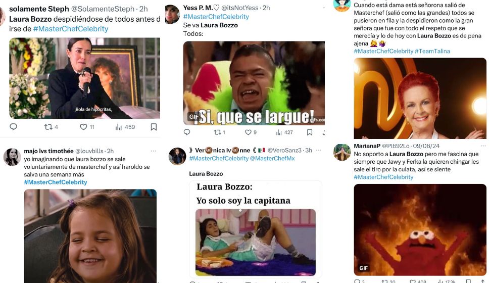 Estos son los mejores memes de la salida de Laura Bozzo de MasterChef ...