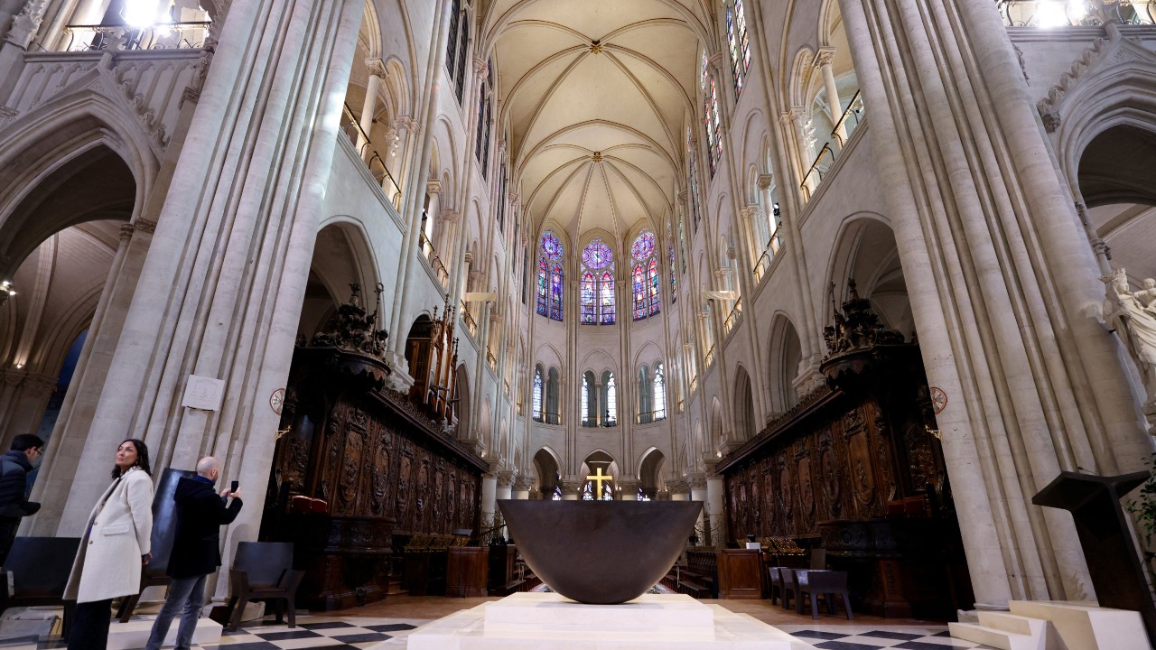 VIDEO: Asi fue la reapertura de la Catedral de Notre Dame tras cinco ...