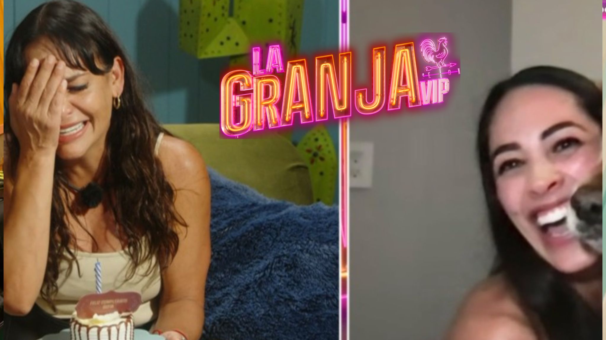 La Granja VIP: ¡Fabiola Campomanes LLORA en pleno RITUAL de cumpleaños ...