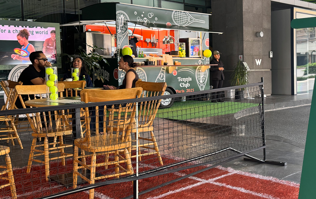 Perrier trae el estilo de Roland Garros a la CDMX