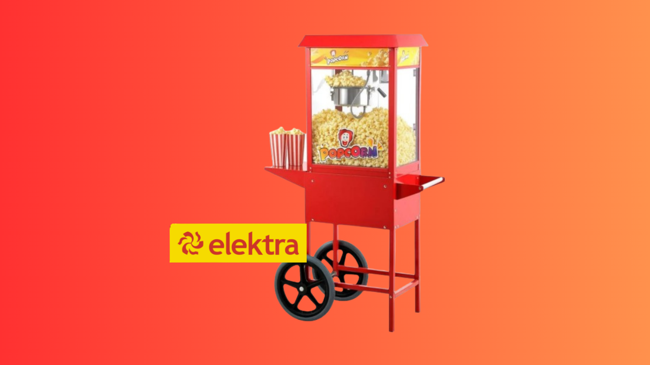 Elektra pone descuentazo esta palomera tipo cine, para vender o ...