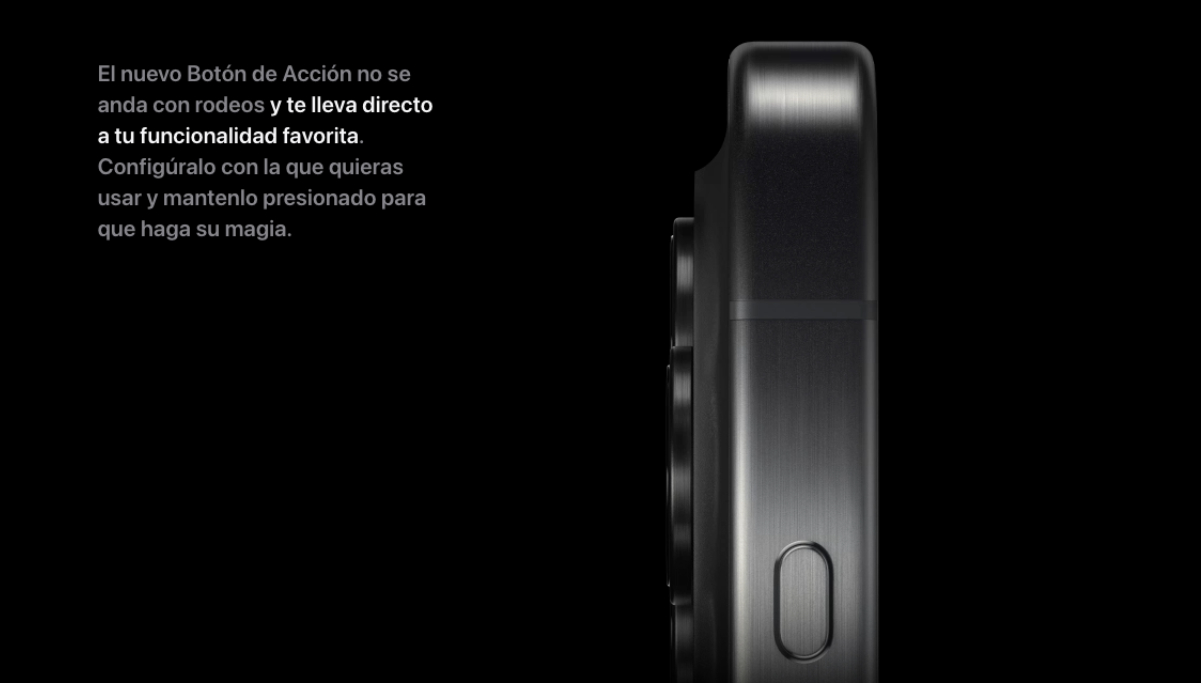 Esta es la nueva función del botón de acción en el iPhone 15