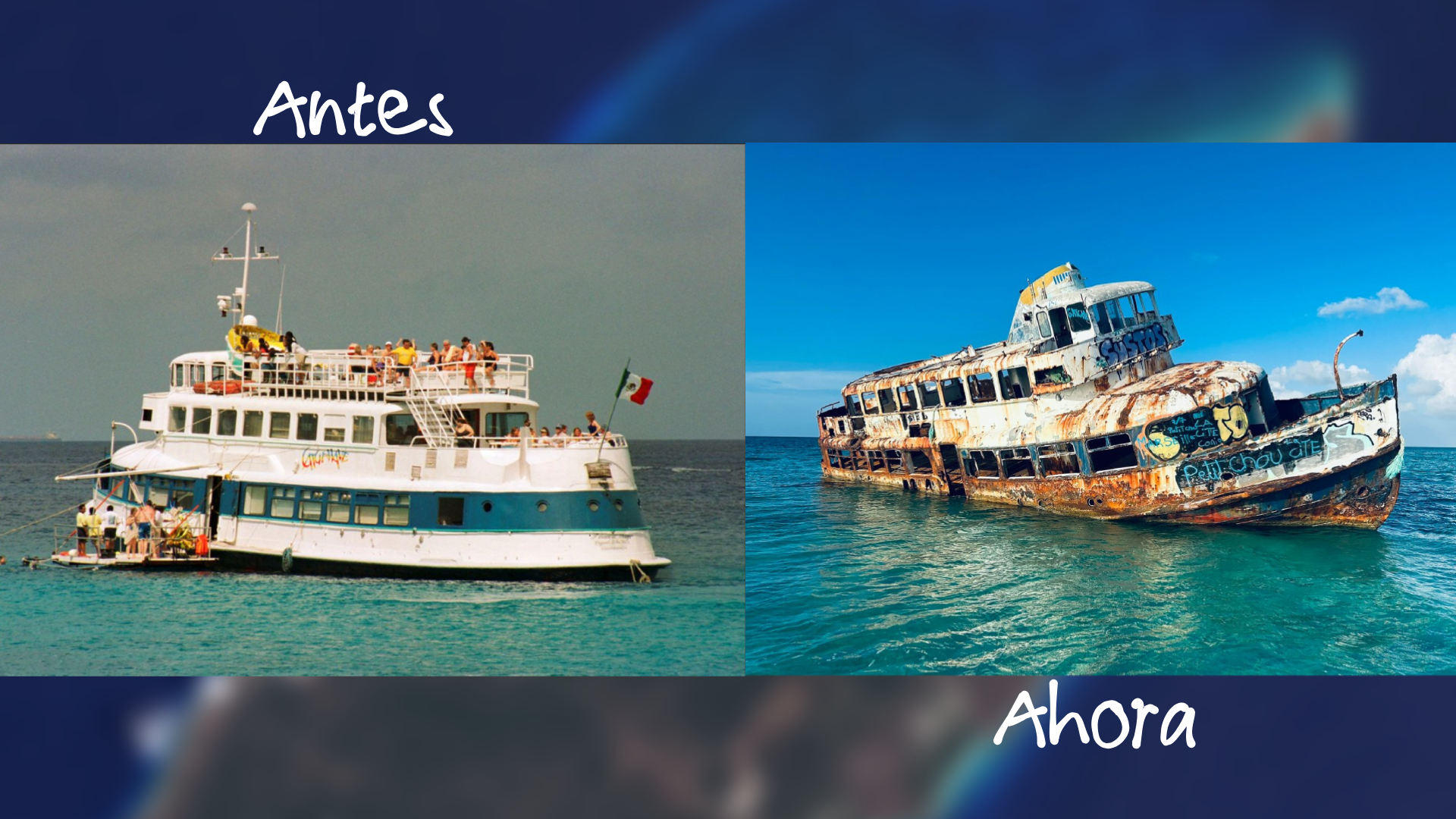 El misterio del ‘Princesa Maya’, barco encallado en Cozumel: Esta es su ...