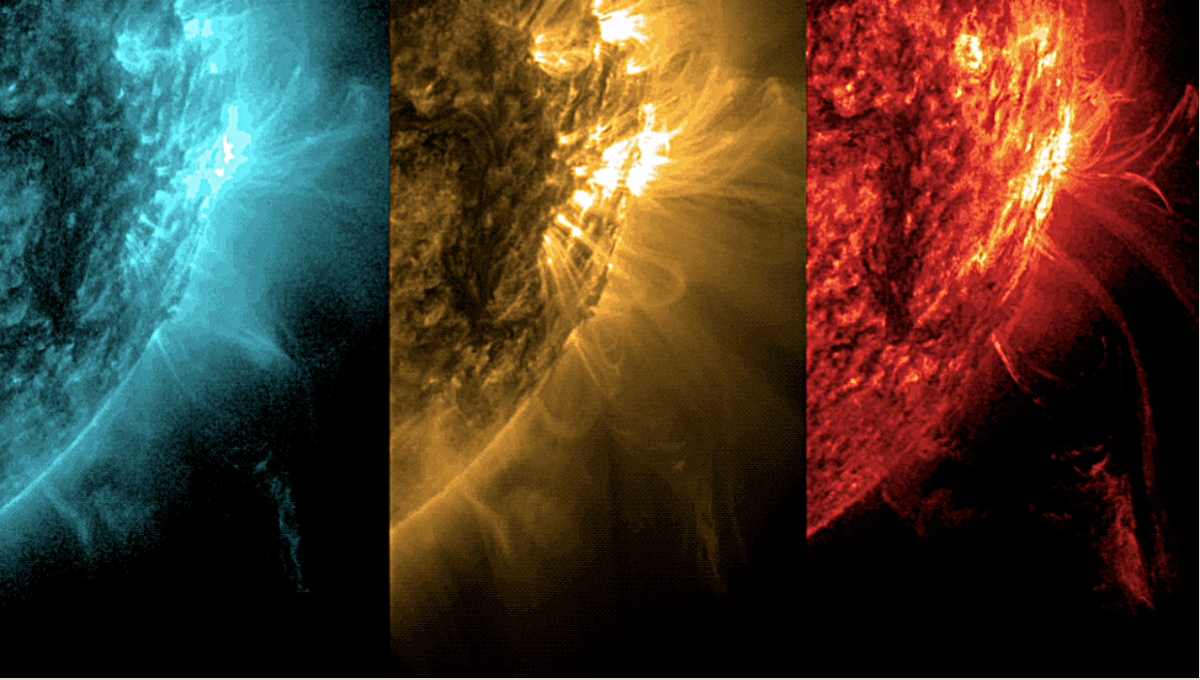Impactantes imágenes: La erupción solar más fuerte en 7 años podría ...