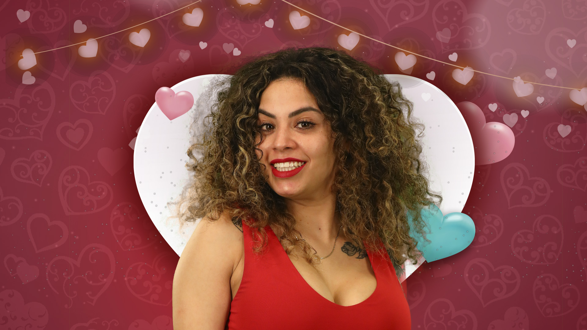 Monsse "la China" Castillo participante de Amor en el Aire.