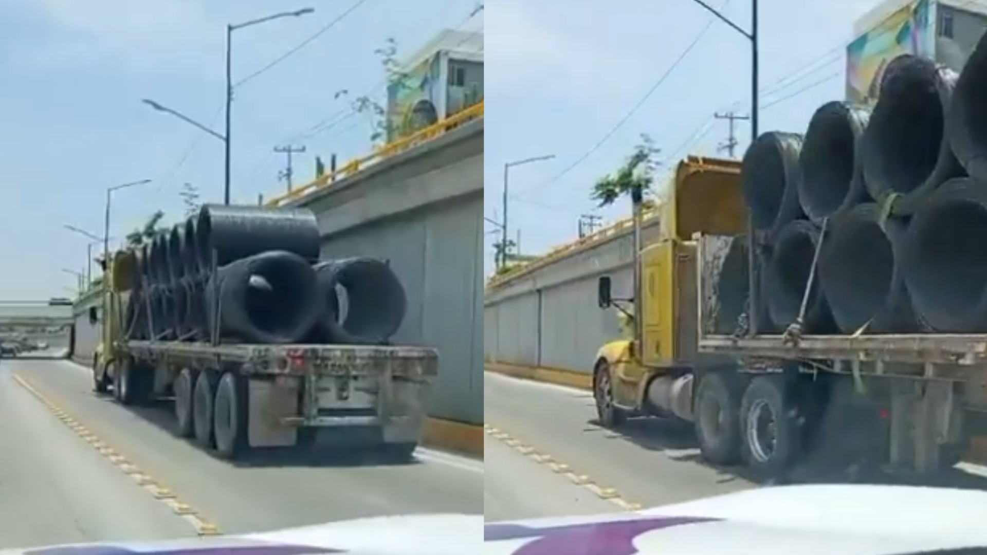 Tráfico Malecón del Río de los Gómez, León hoy viernes 4 de julio 2025: Tráiler casi se atora