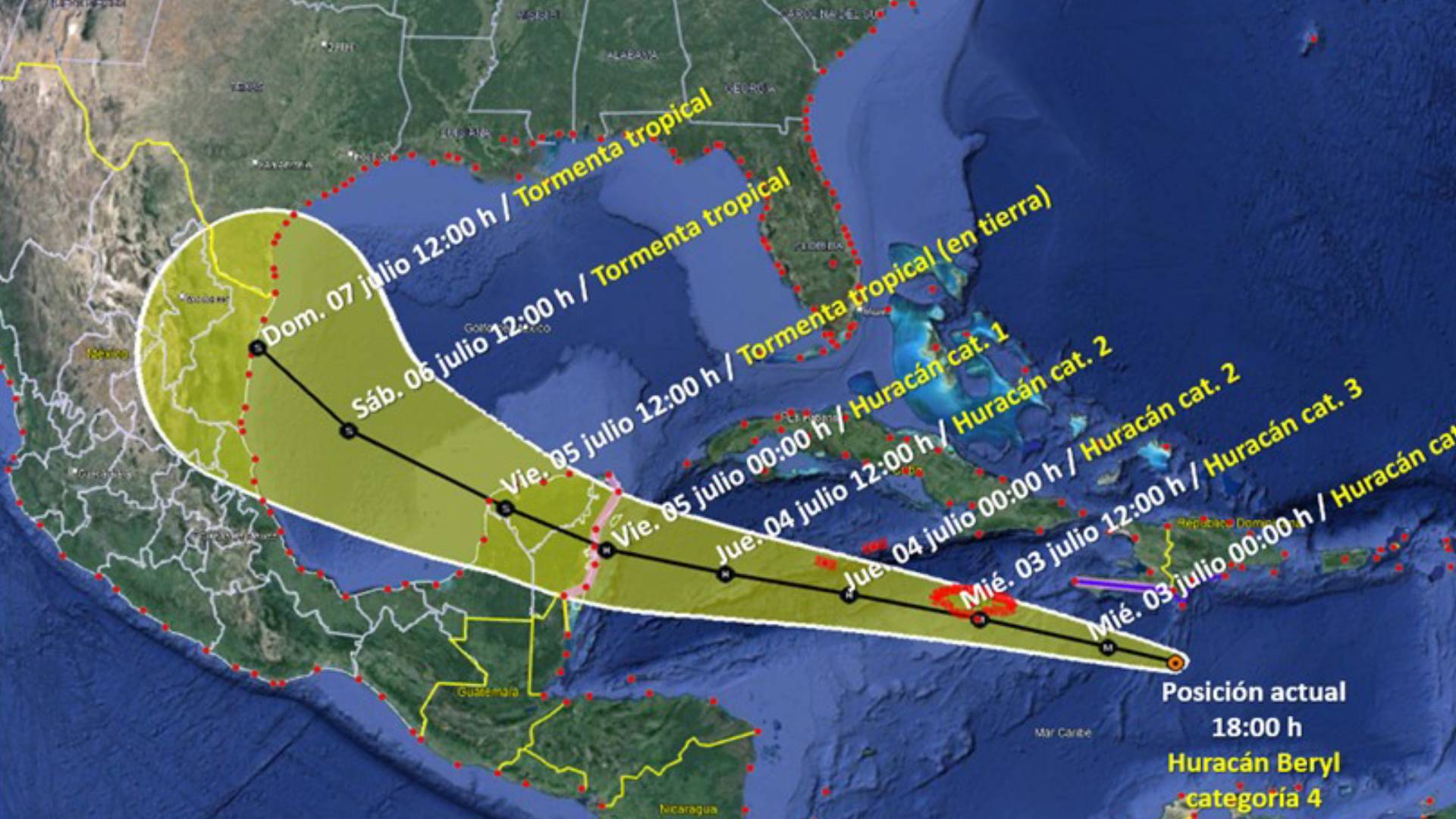 IMSS Quintana Roo refuerza protocolos para brindar sus servicios ante la llegada de Huracán Beryl