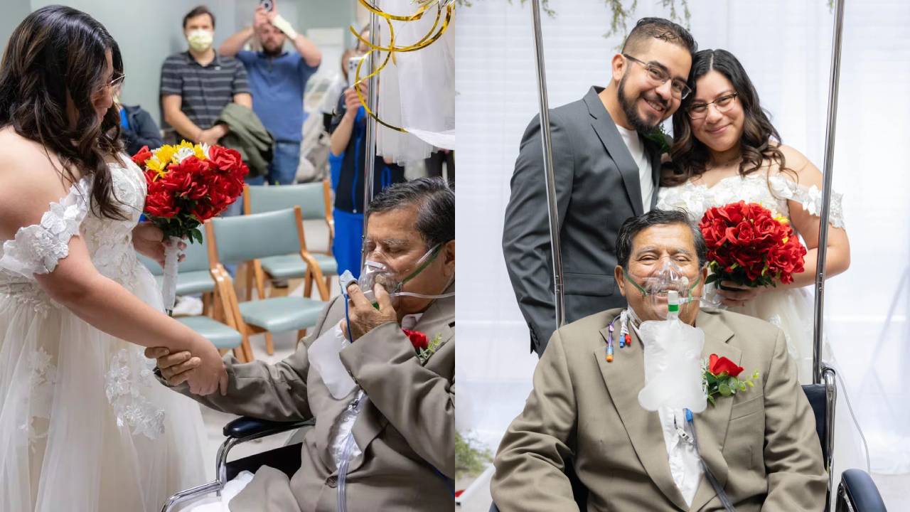 VIRAL: Pareja de novios realiza boda improvisada en el hospital; fue el ...
