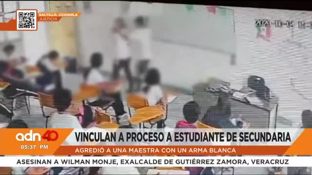 Asaid el niño que apuñaló a su maestra en Coahuila fue vinculado a proceso