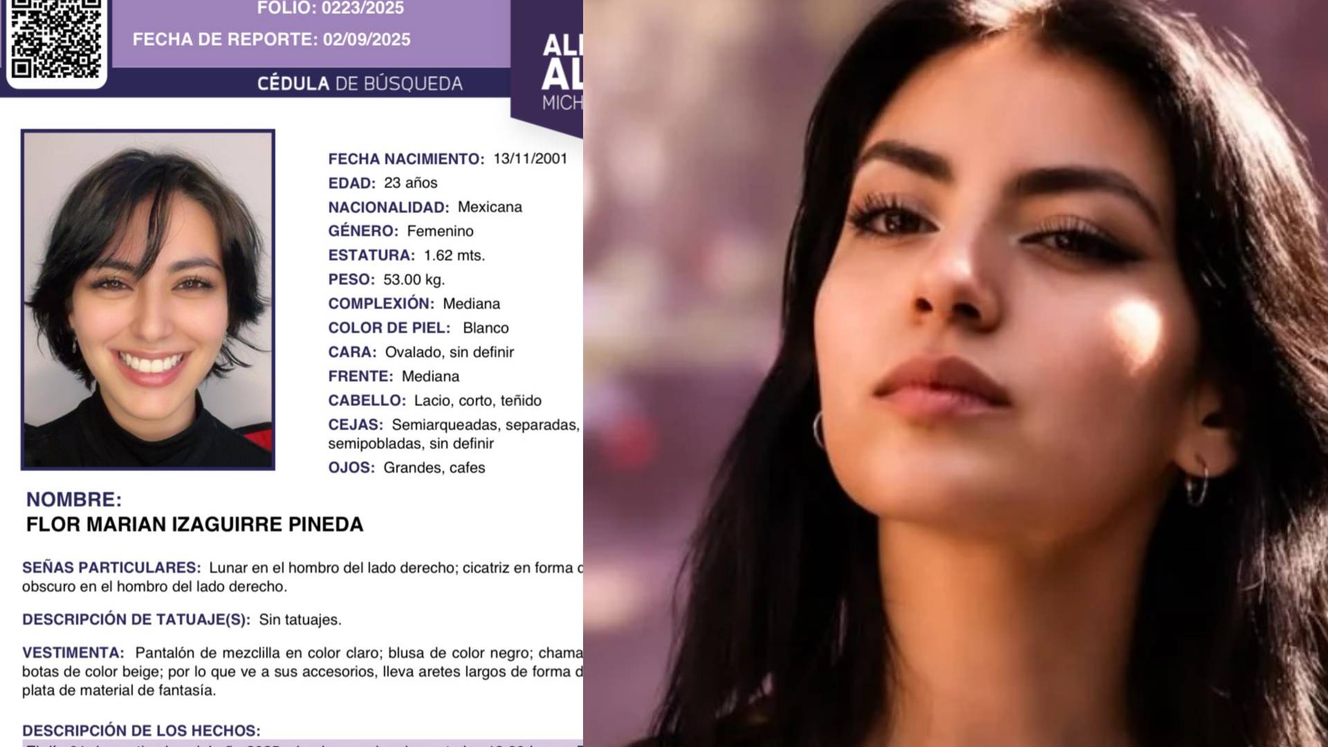 Reportan desaparición de influencer Marian Izaguirre: Autoridades ...