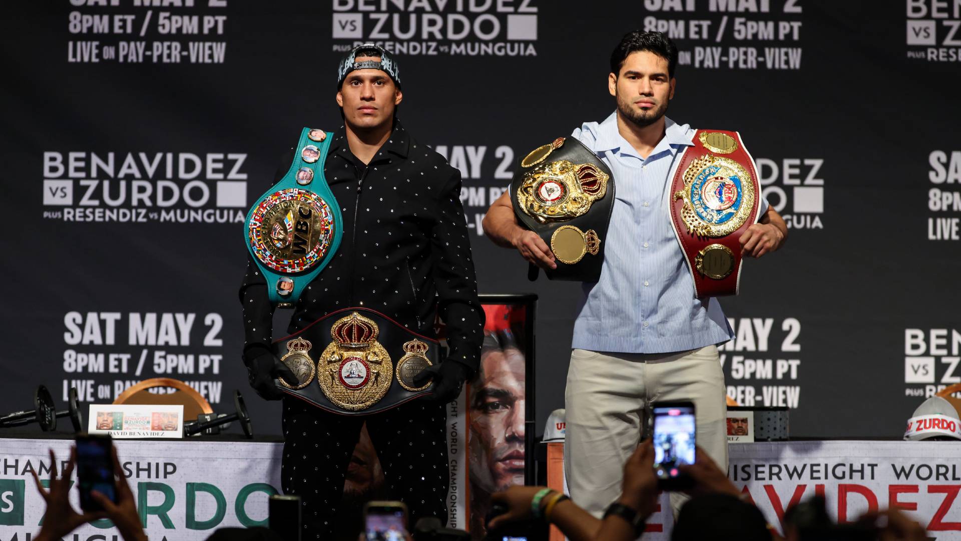 La hora exacta en la que empieza Benavidez vs Zurdo Ramírez