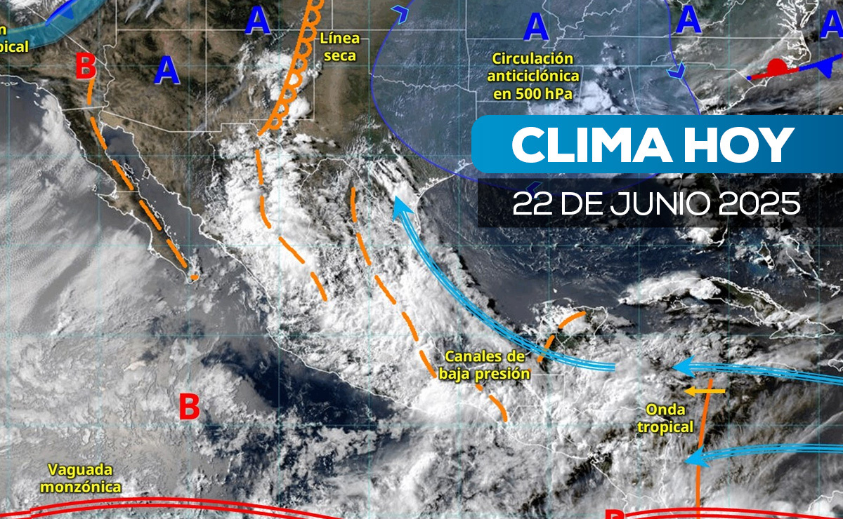 México tendrá un fin de semana lluvioso en estos estados el domingo 22 ...