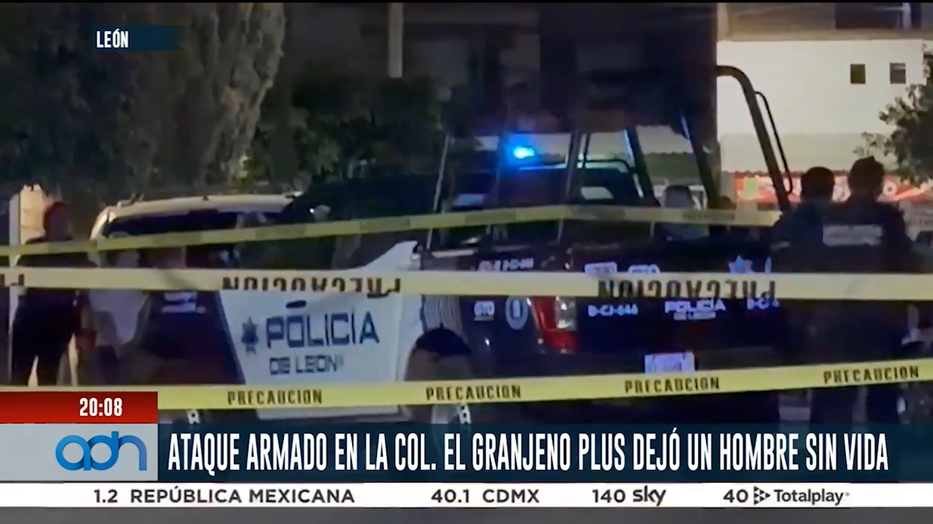 Matan a uno en la colonia El Granjeno Plus, en León