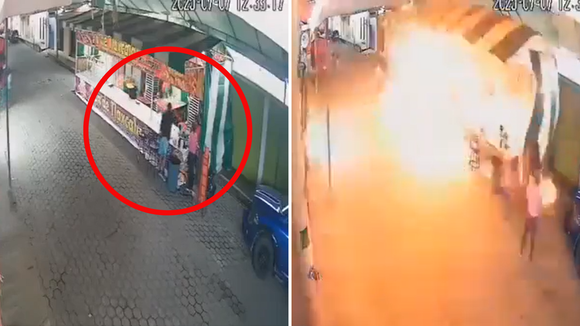 Explosión por fuga de gas en feria patronal de Zaragoza, Puebla ...