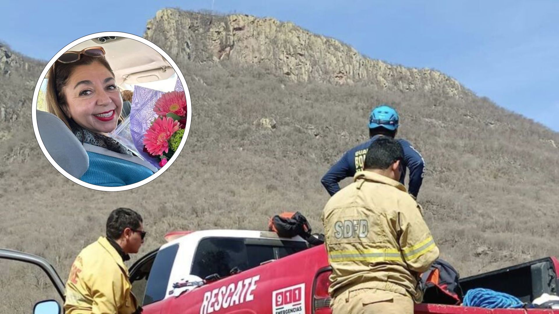 Confirman muerte de la mujer que cayó del Cerro Carricitos en Guamúchil