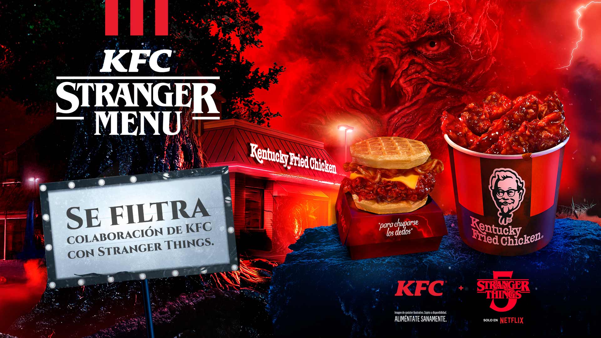 EXCLUSIVA: Se filtra supuesto menú de KFC inspirado en Stranger Things…