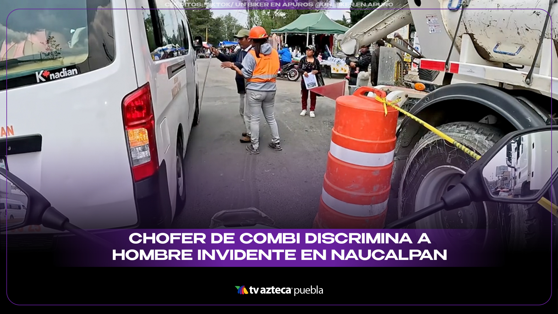 Chofer de combi en Naucalpan impide subir a hombre invidente y causa ...