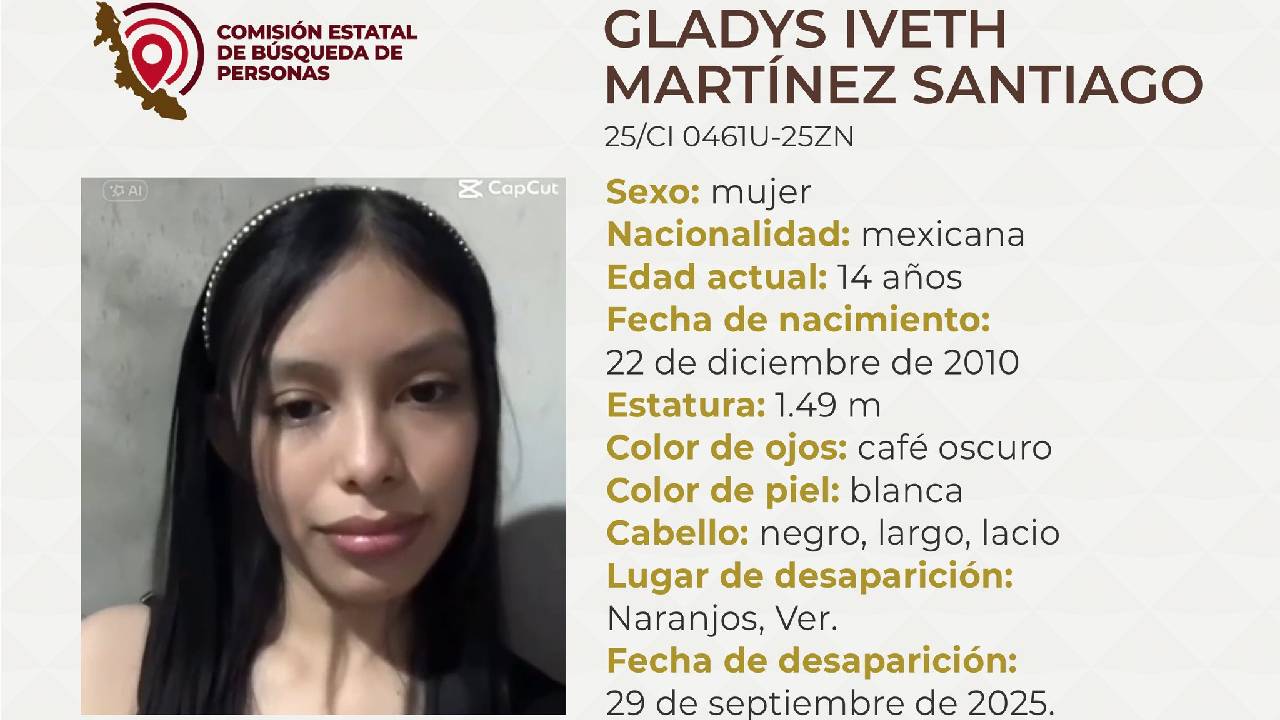 Desaparecidos Veracruz: ¿Quién es Gladys Iveth Martínez Santiago y qué ...