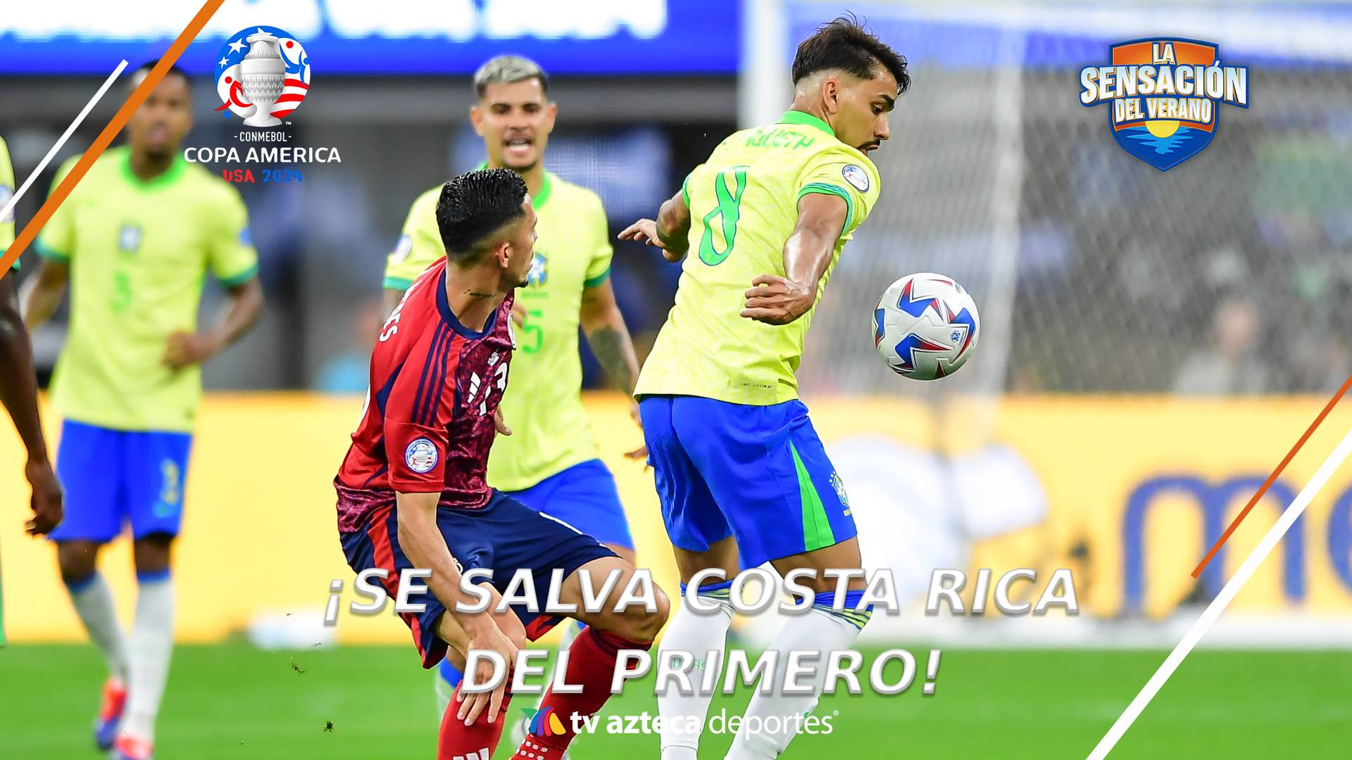 ¡Paquetá revienta el poste! | Brasil vs Costa Rica