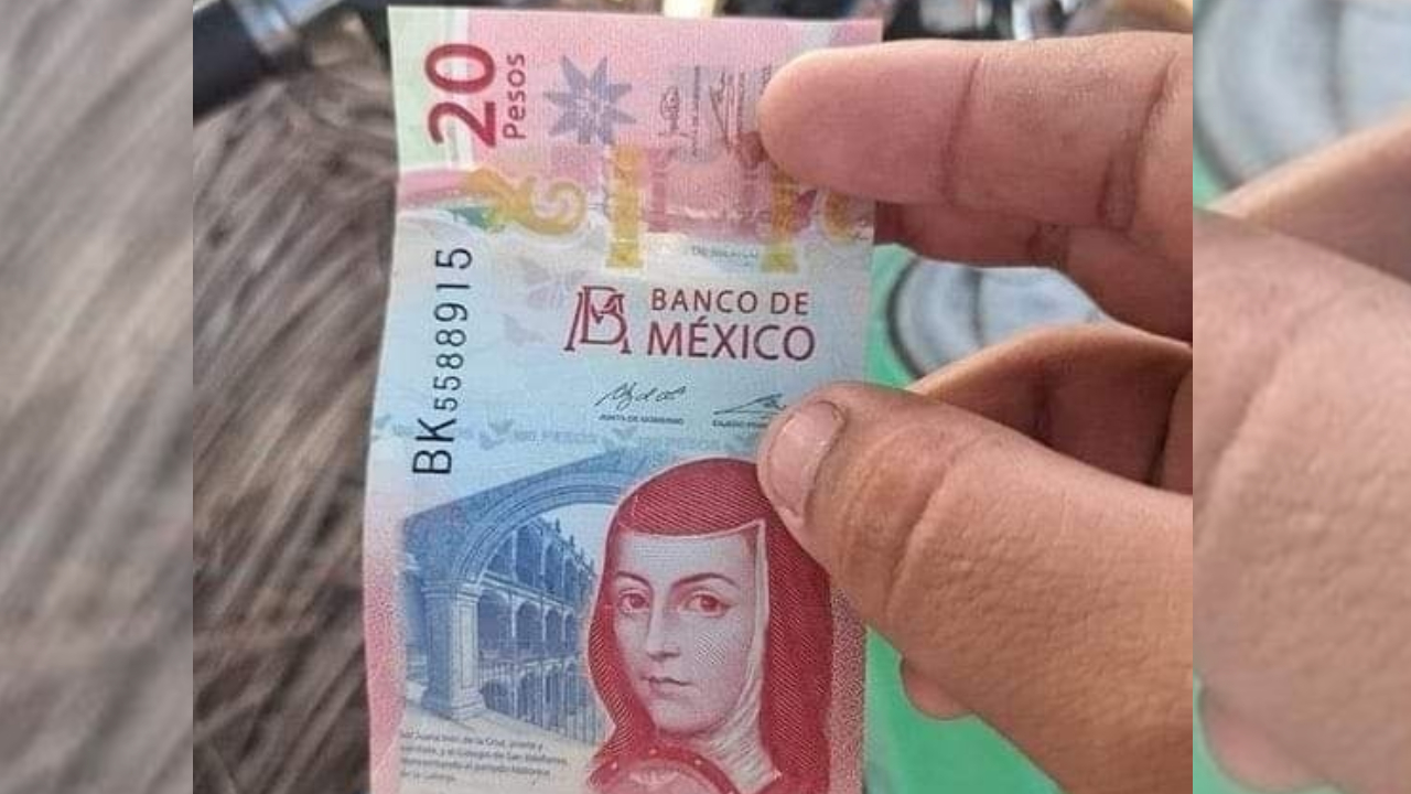 Aparece billete de 120 pesos en Campeche, se viraliza