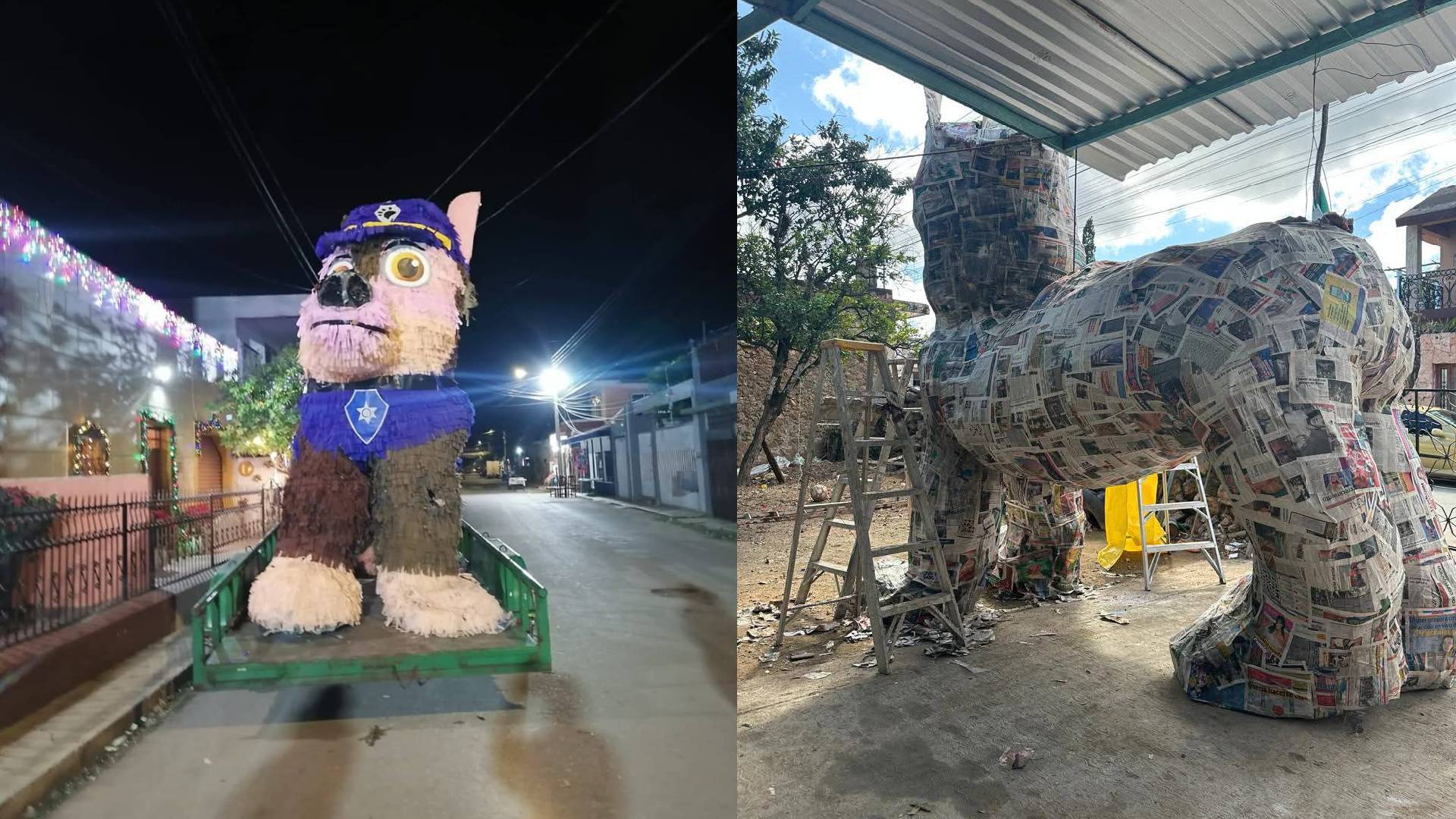 Una mega piñata fue realizada en Tekax para recibir el Año Nuevo 2025