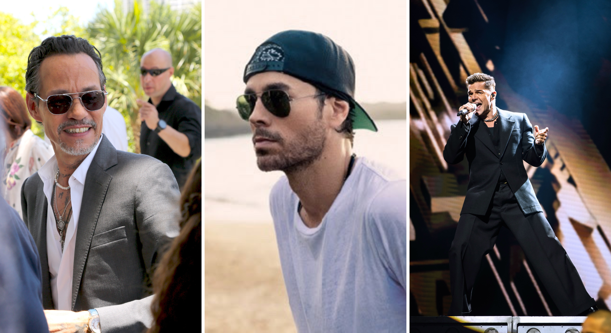 Marc Anthony, Enrique Iglesias y Ricky Martin juntos en Puerto Rico ...