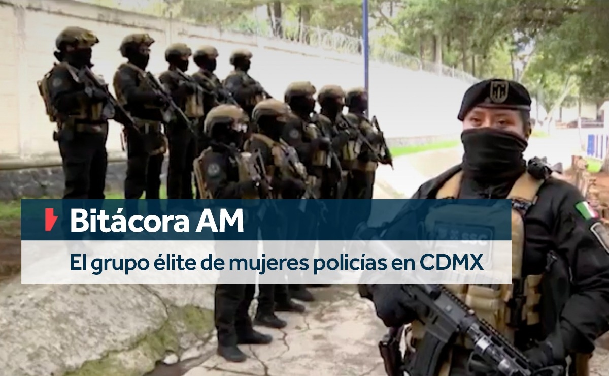El grupo élite de mujeres policías en CDMX