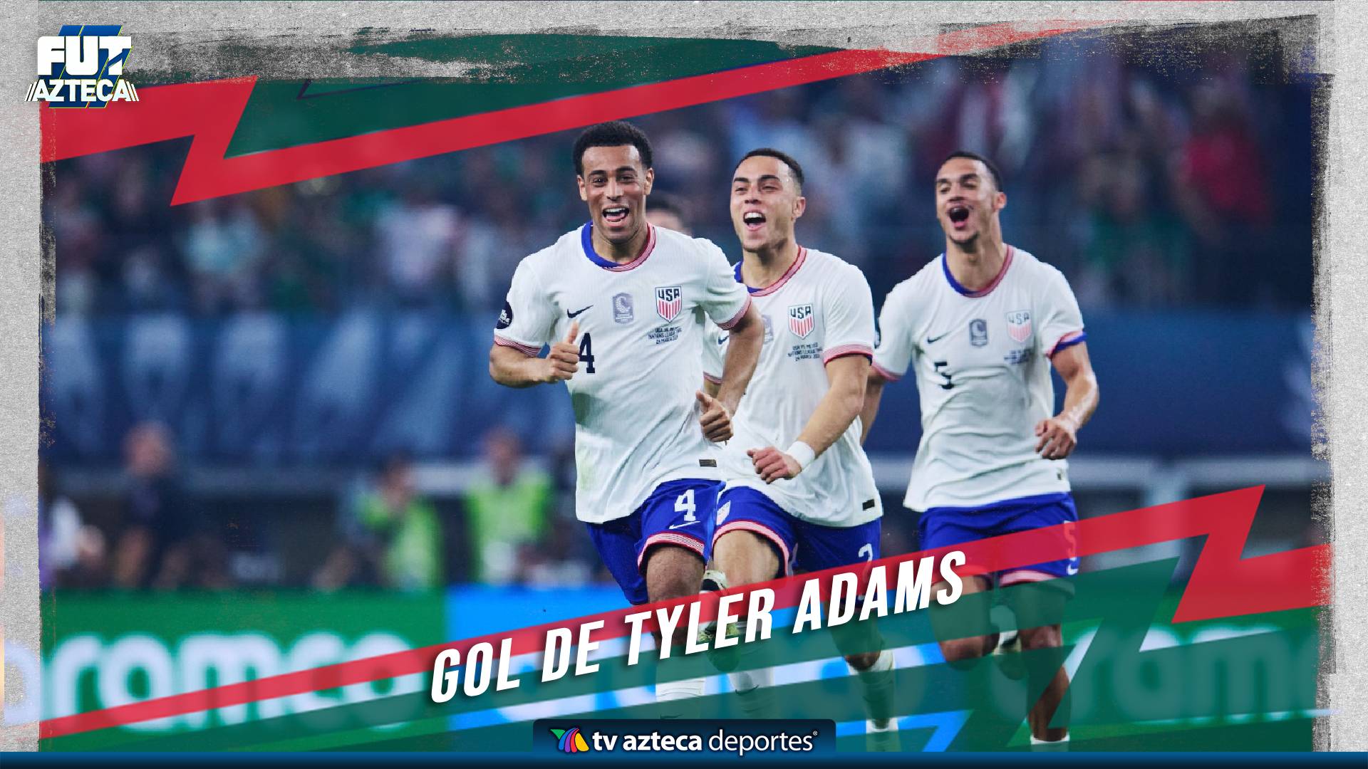 Gol Tyler Adams México 0-1 Estados Unidos Final Nations League