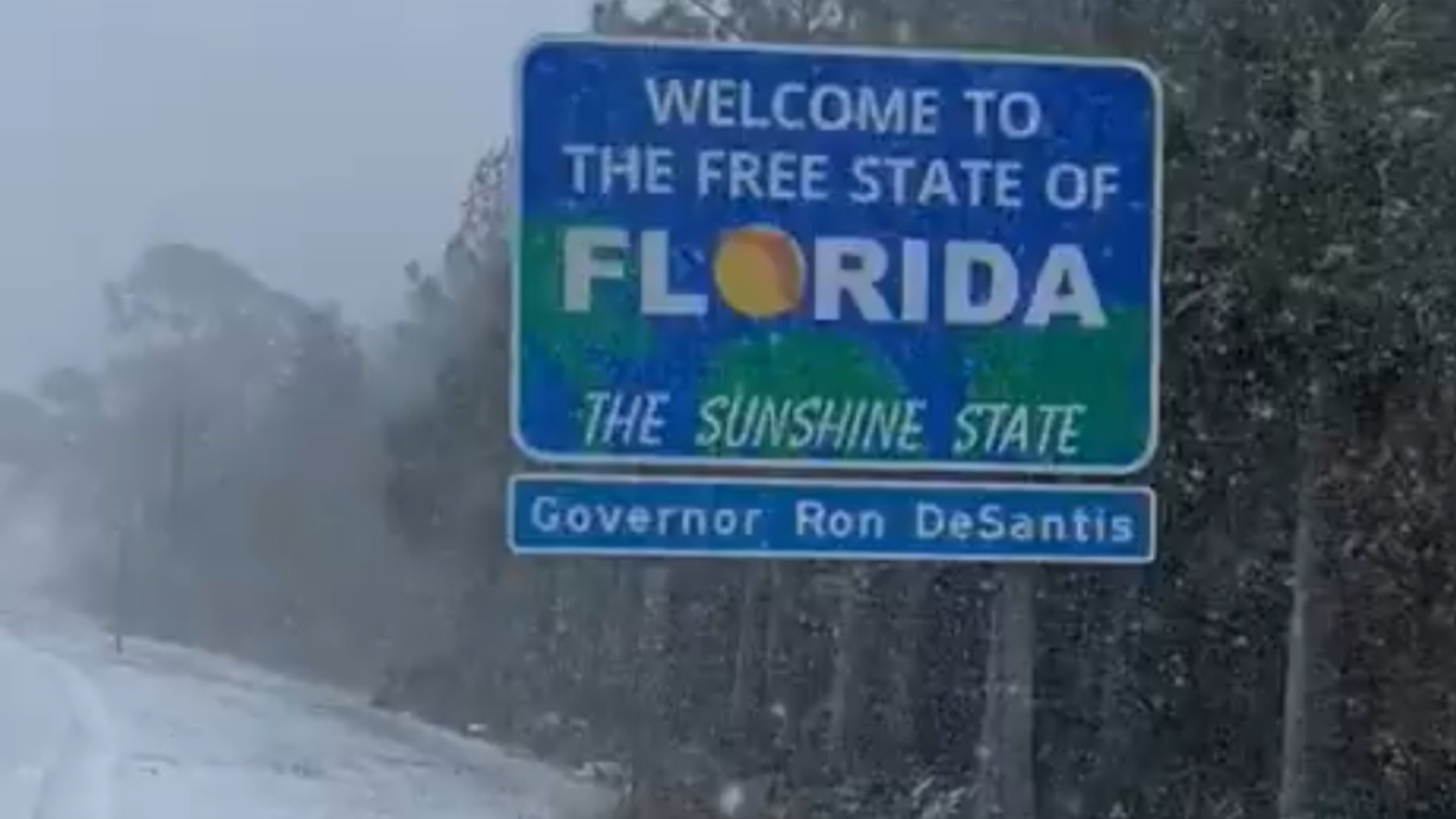 Imágenes impactantes de la nieve en Florida: así se vieron las ciudades ...