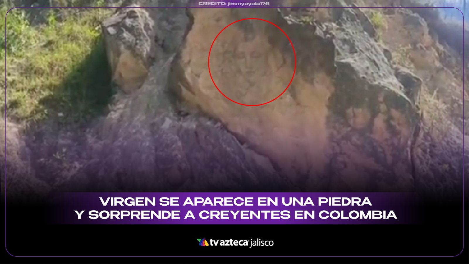 VIDEO | ¿Señal divina? Aseguran que el rostro de la Virgen apareció ...