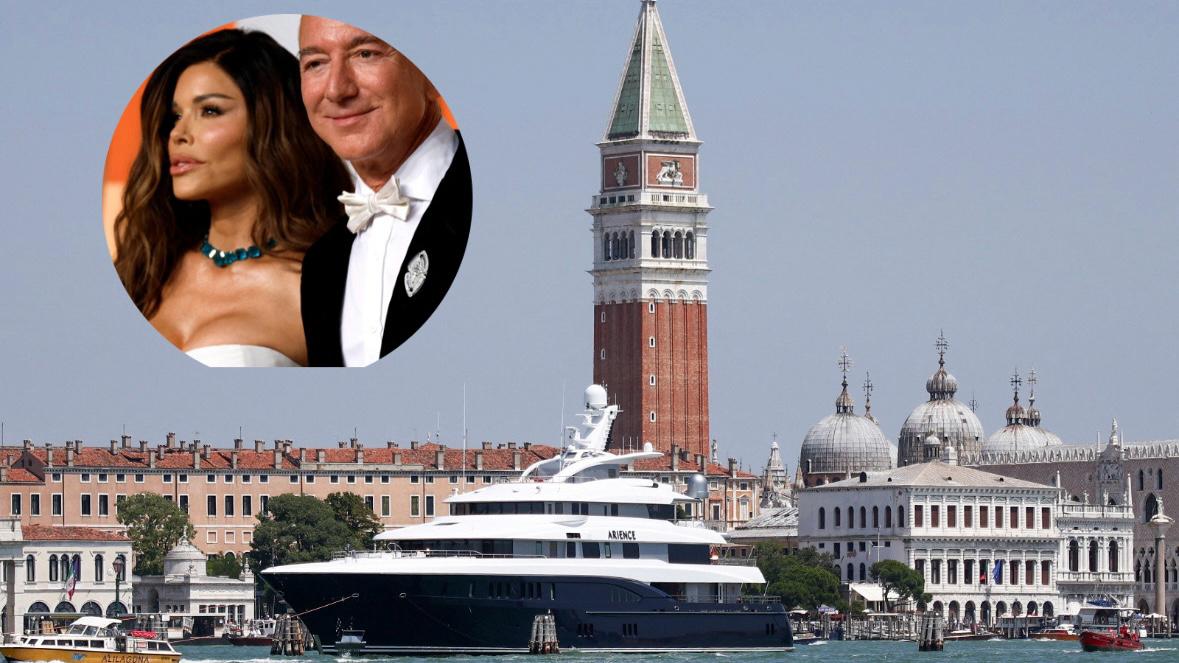 Jeff Bezos y Lauren Sánchez se alistan para la “boda del siglo” en Venecia