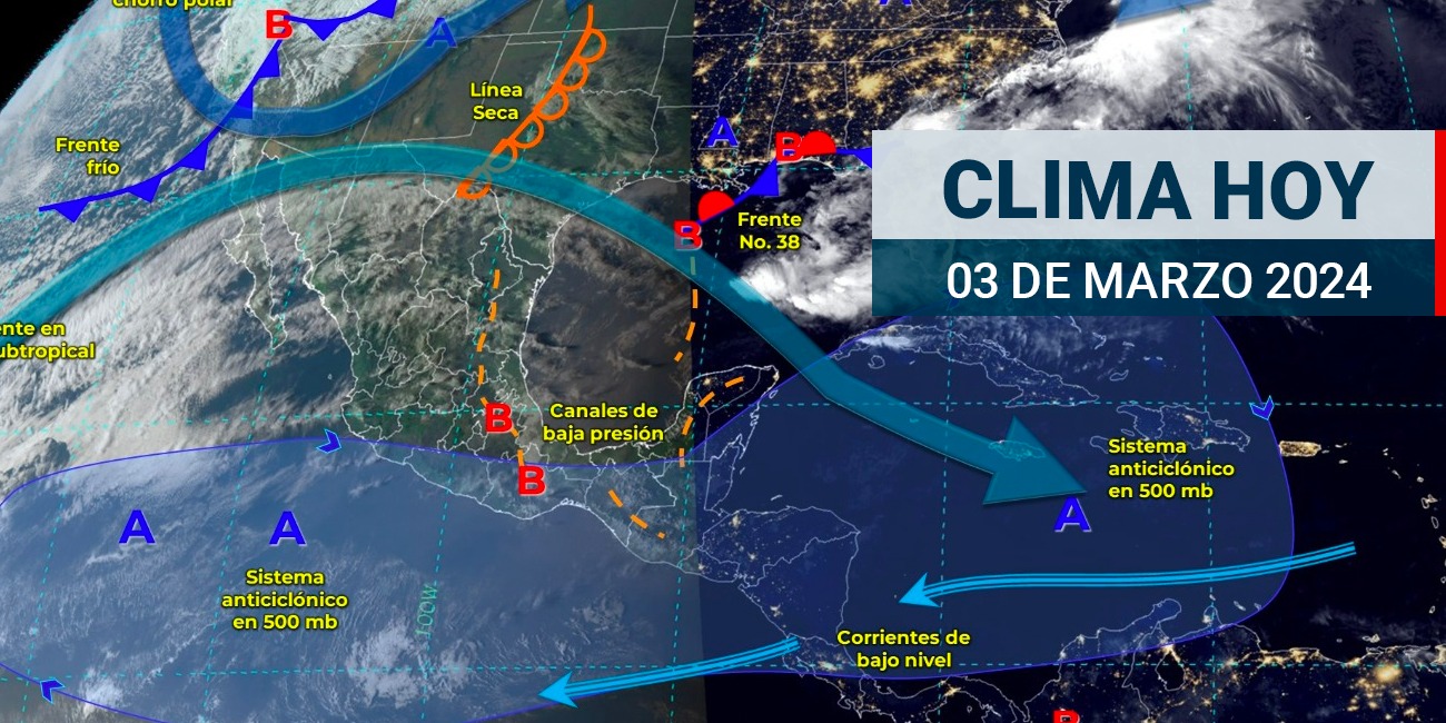 Clima hoy 3 de marzo en México: Calorcito y noches frescas