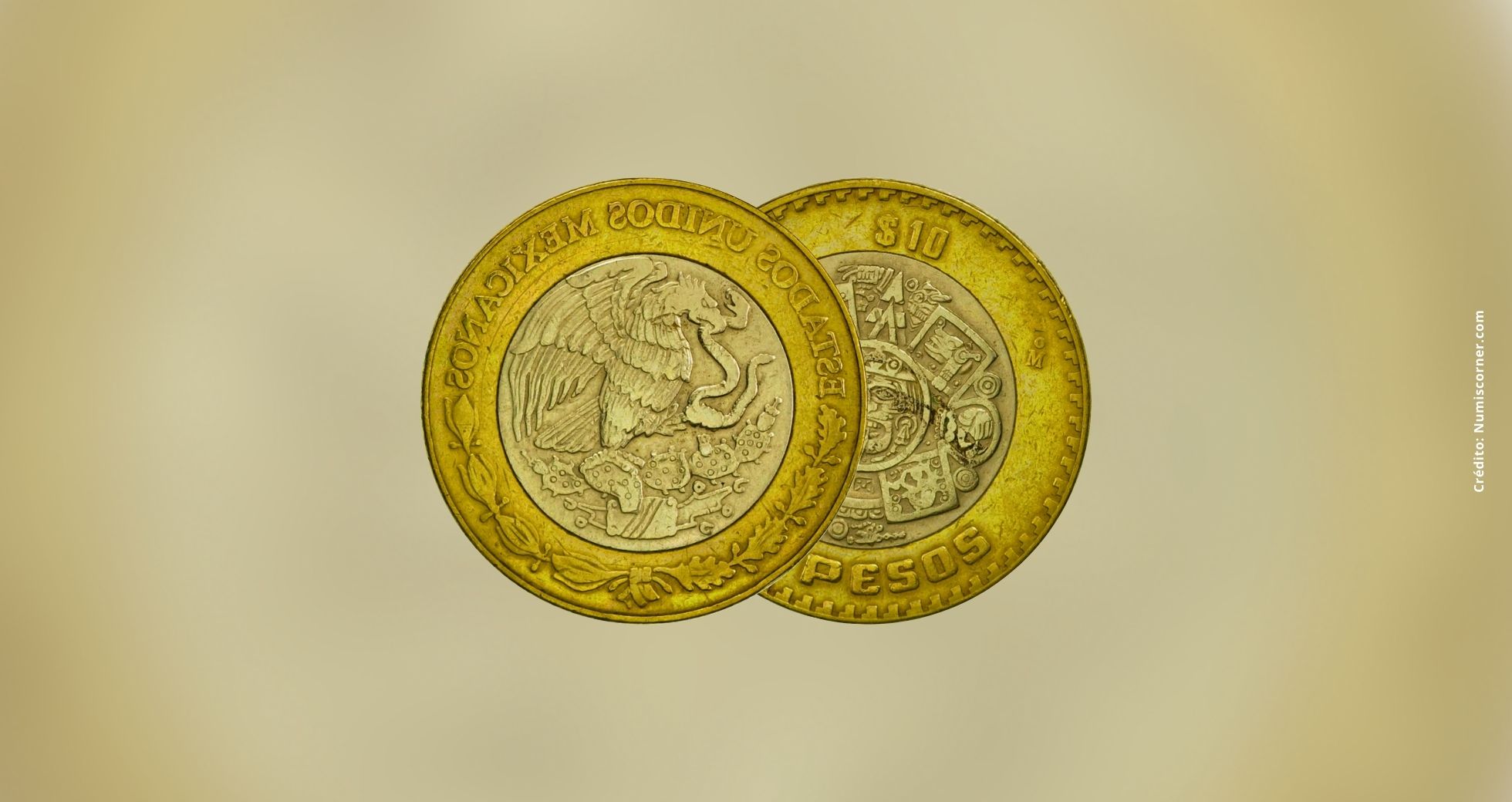 ¿Cuál es la moneda de 10 pesos con el águila volteada que vale más de ...