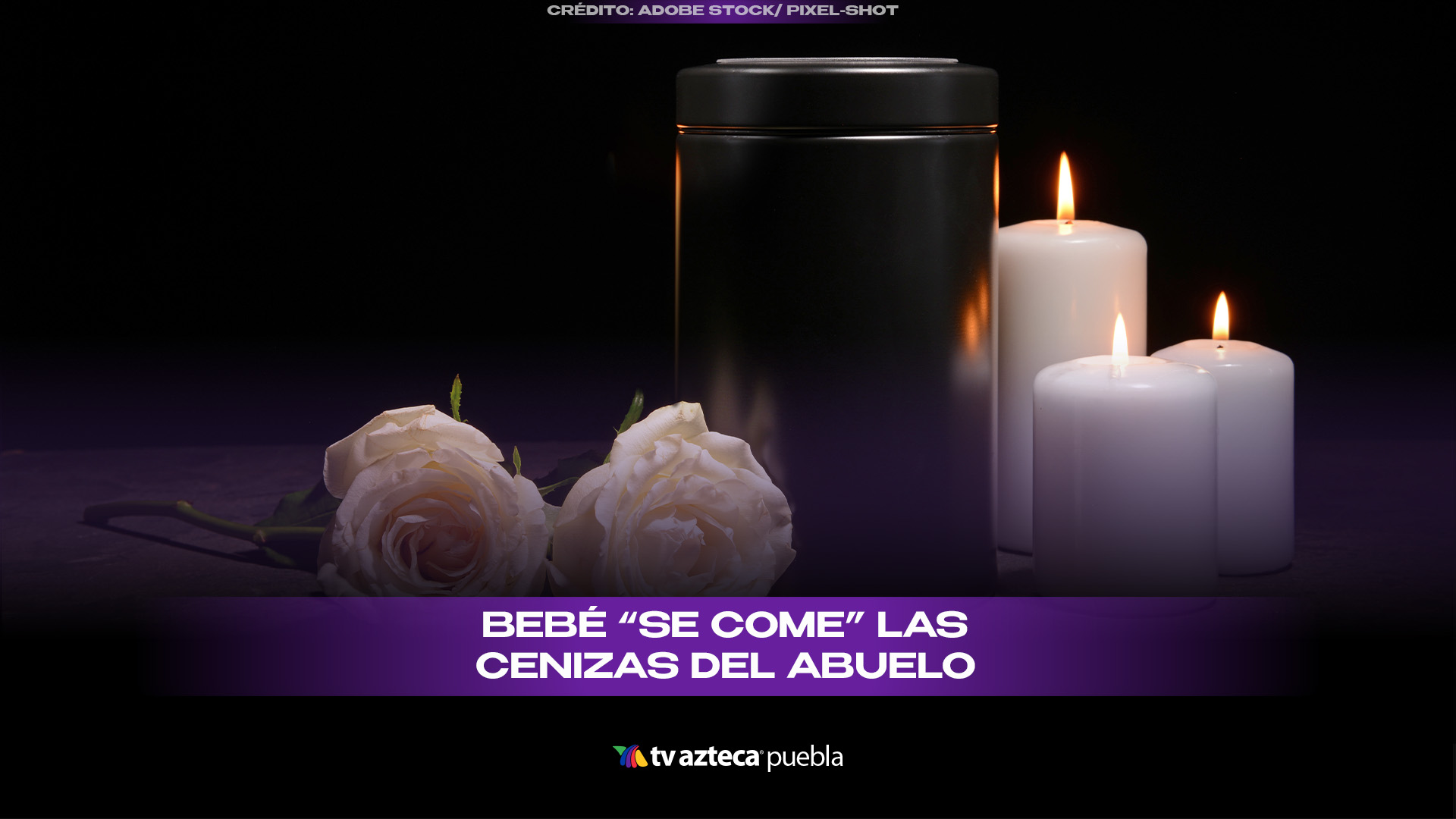 Bebé se come las cenizas del abuelo video viral