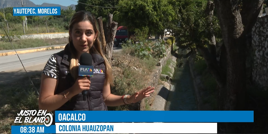 Vecinos denuncian canal de riego contaminado en Oacalco, Yautepec