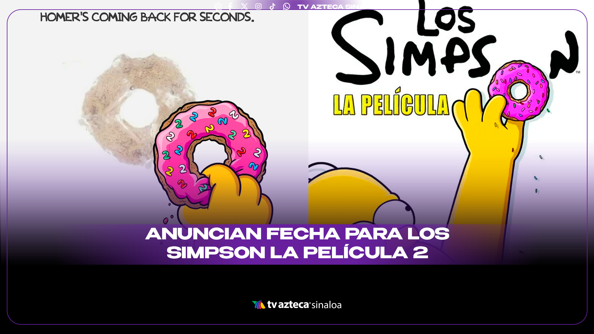Los Simpson La Película 2; fecha de estreno confirmada (VIDEO)