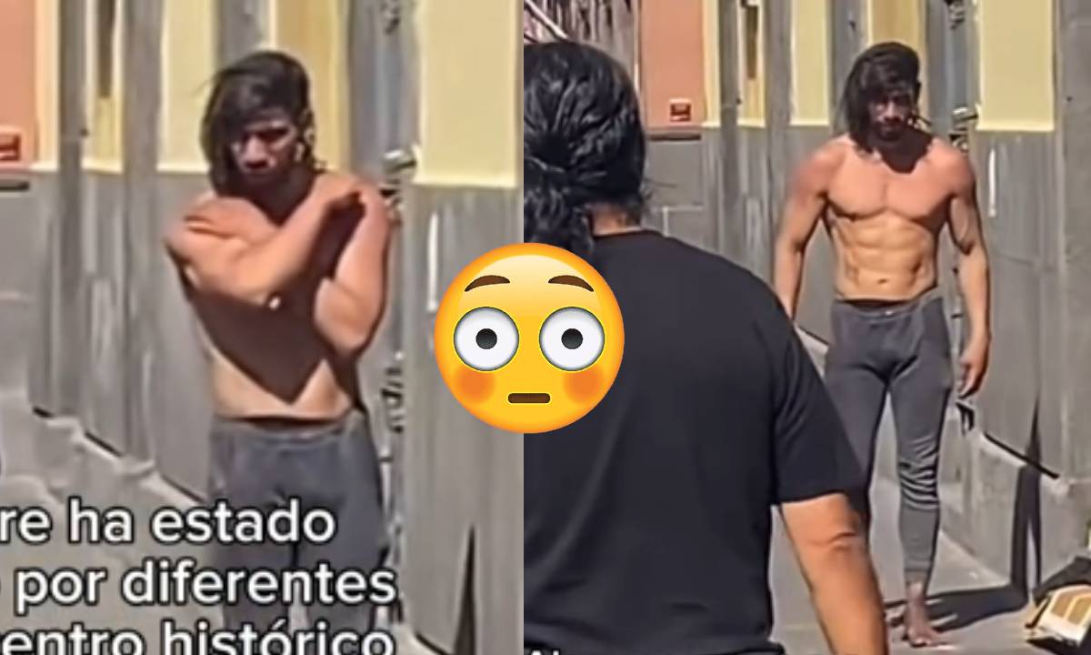 Indigente veracruzano en Puebla se roba miradas en TikTok: ¿quién es?