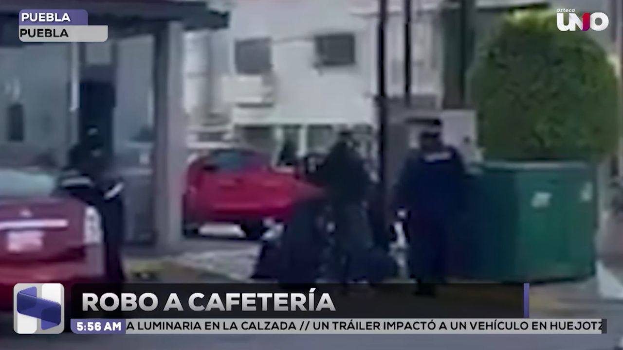 Así ocurrió el robo a una cafetería en la colonia El Carmen